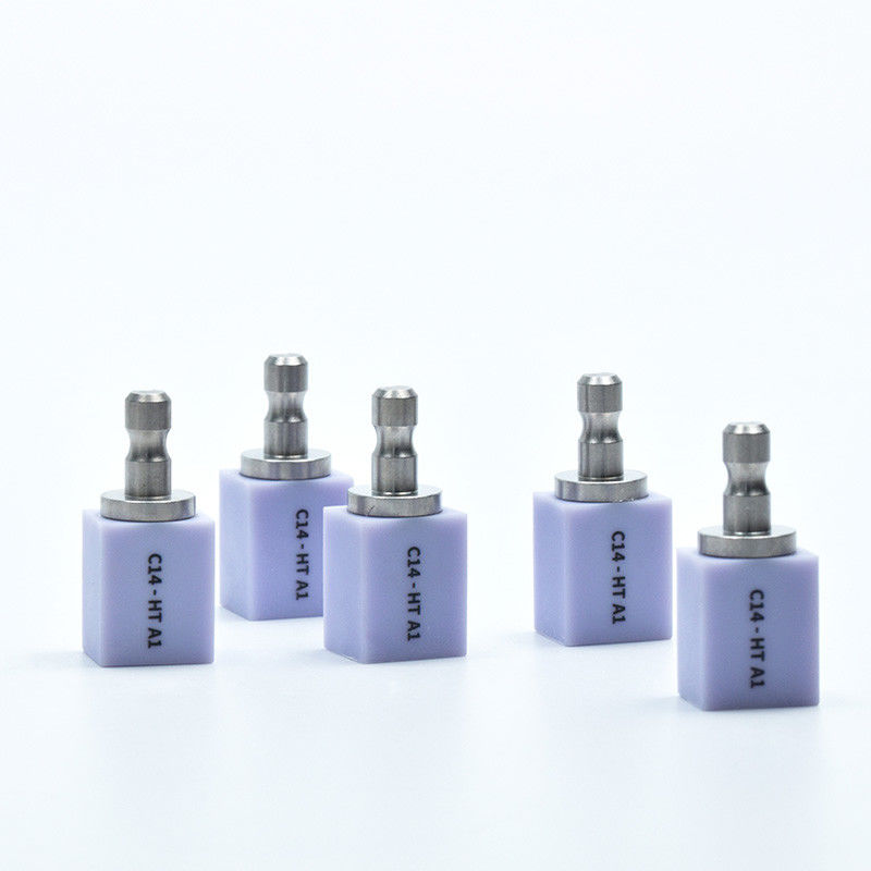 La circona translúcida de la clínica dental bloquea el bloque de ...